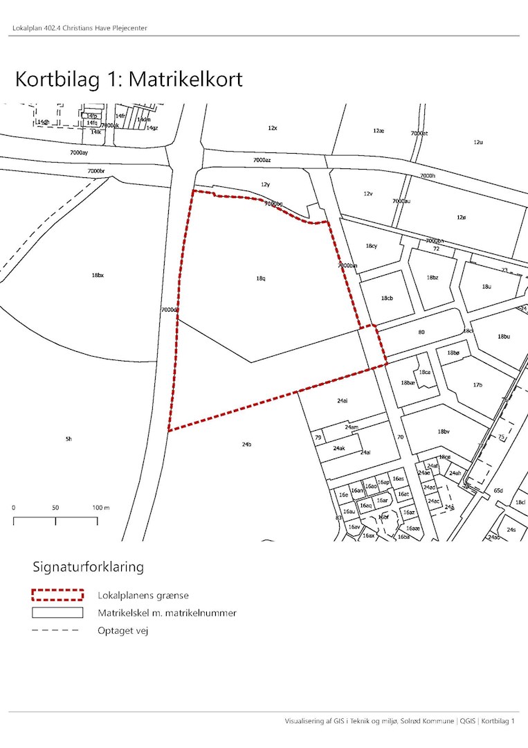Kortbilag 1 - Matrikelkort